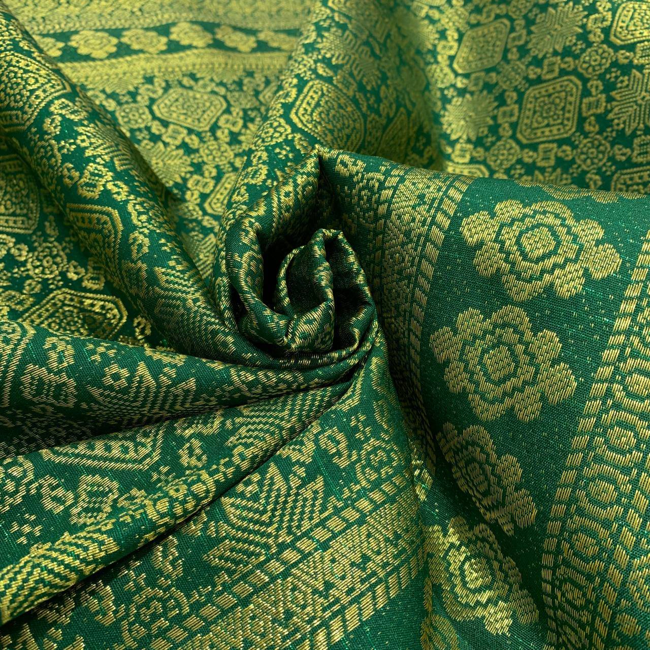 SONGKET Sulam Benang Emas 45" (FAB_SGK_01)