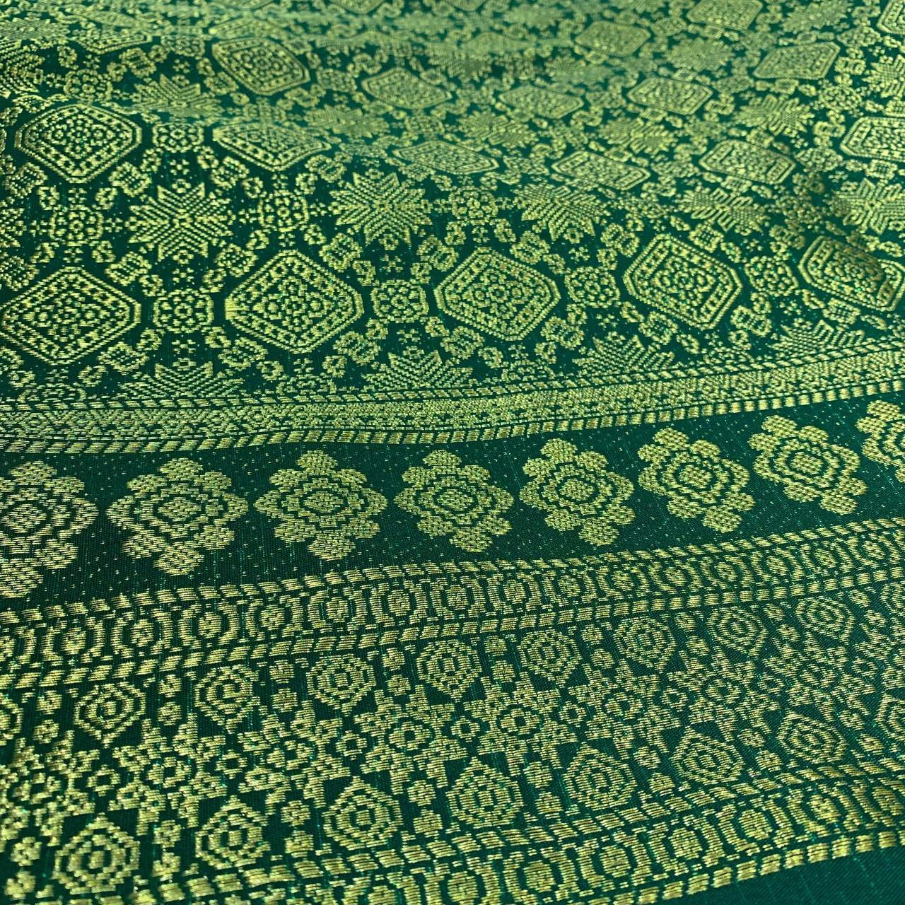 SONGKET Sulam Benang Emas 45" (FAB_SGK_01)