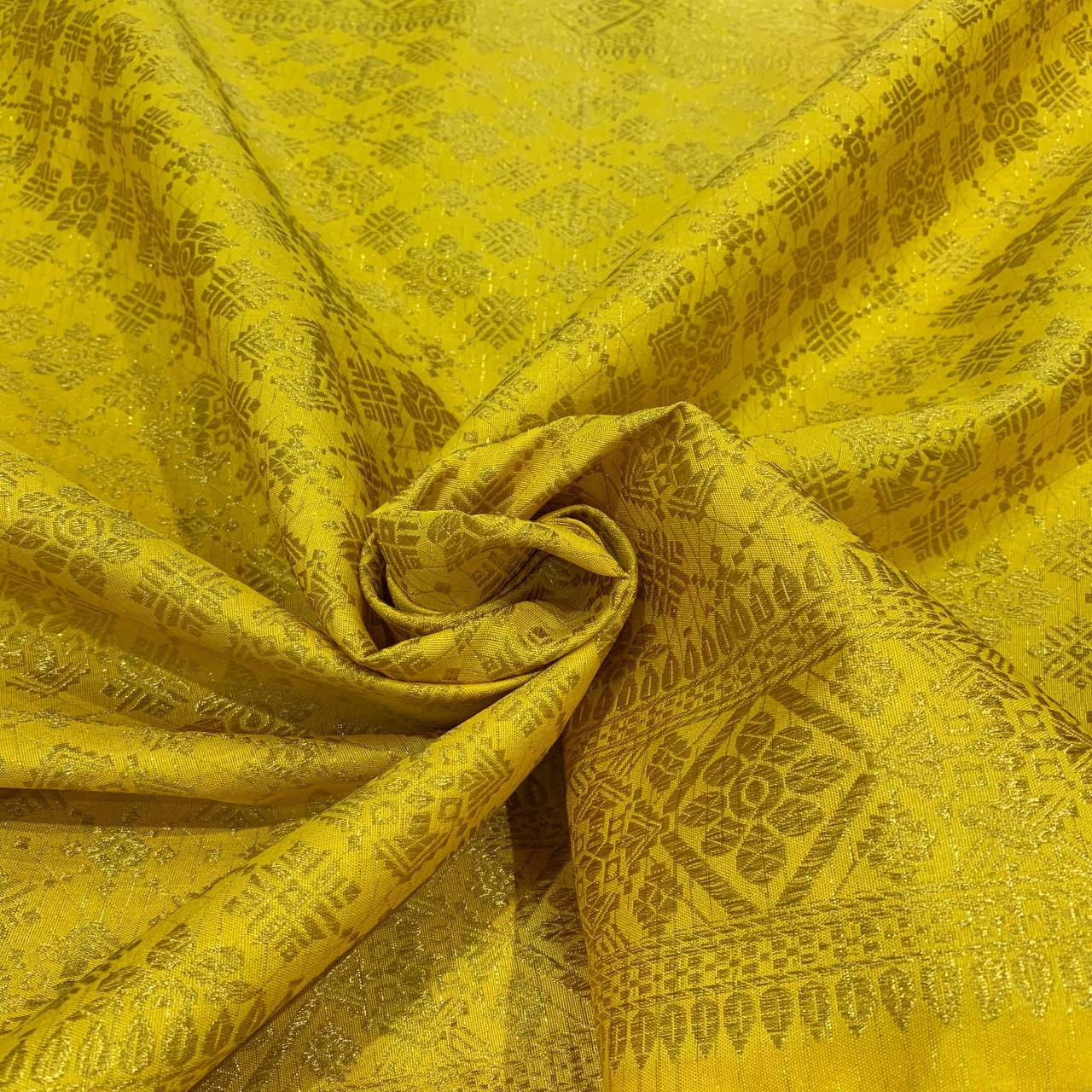SONGKET Sulam Benang Emas 45" (FAB_SGK_02)