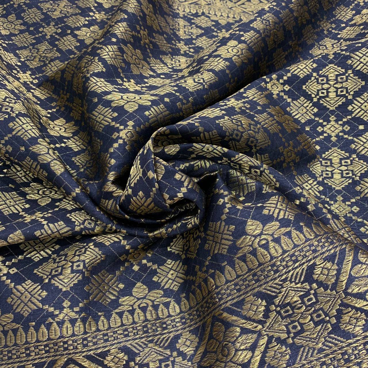 SONGKET Sulam Benang Emas 45" (FAB_SGK_02)