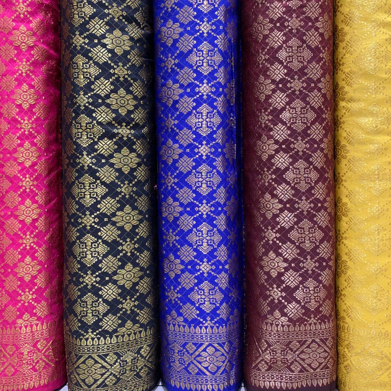 SONGKET Sulam Benang Emas 45" (FAB_SGK_02)
